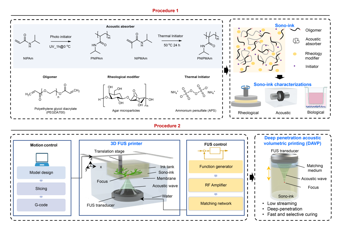 (Nat. Protoc)Sonicated inks and focused-ultrasound writing enable deep ...